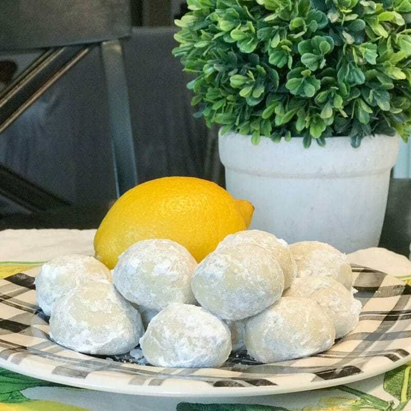 Easy Lemon Tea Cookies - County Road 407